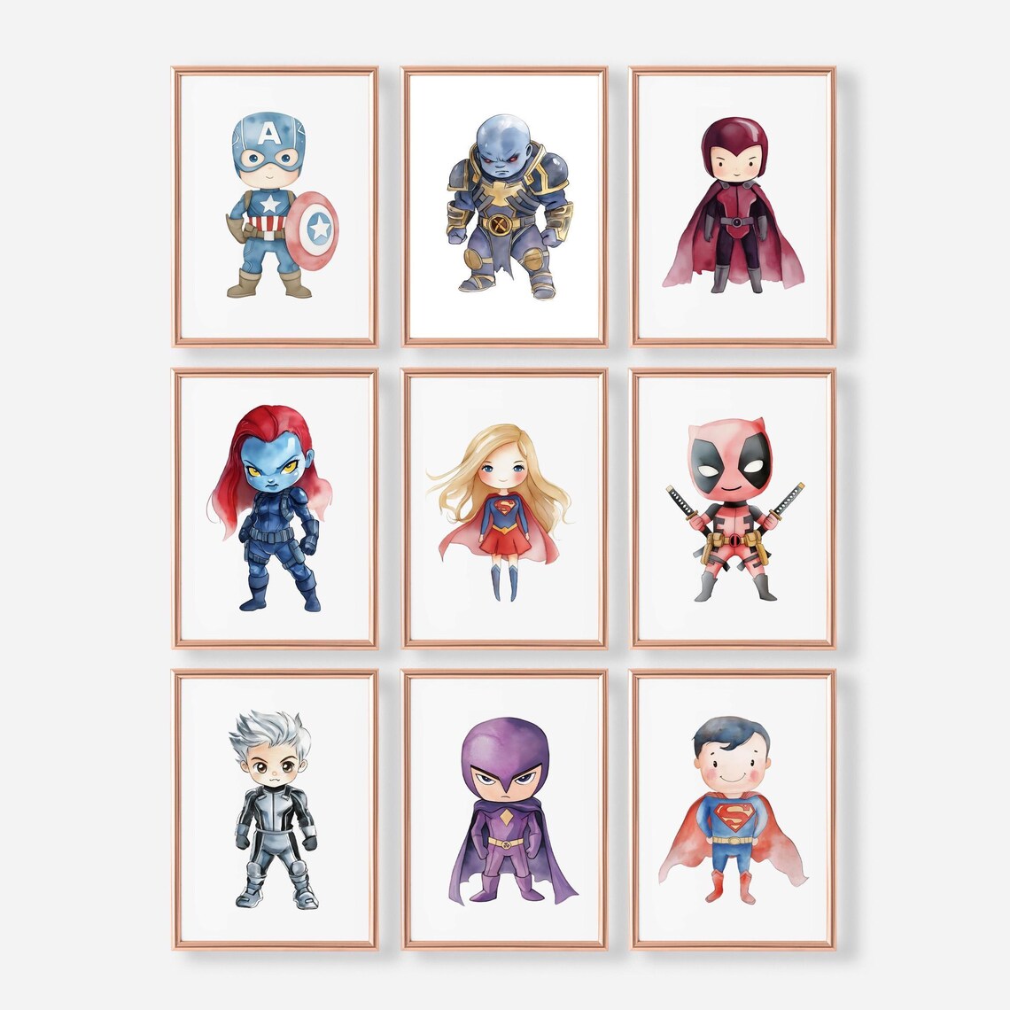 Spidey and His Amazing Friends WALL ART Prints, Gallery Wall Art, Set ...