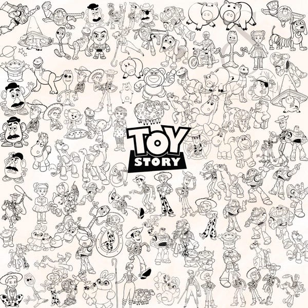 Toys Story Outlines - Etsy