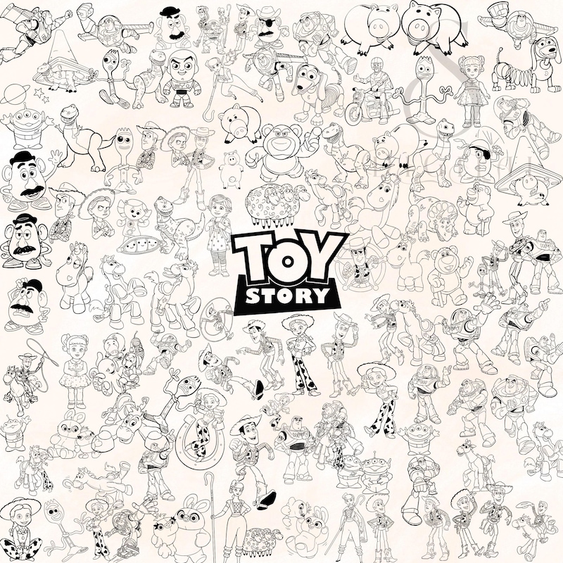 Toys Story Outlines - Etsy