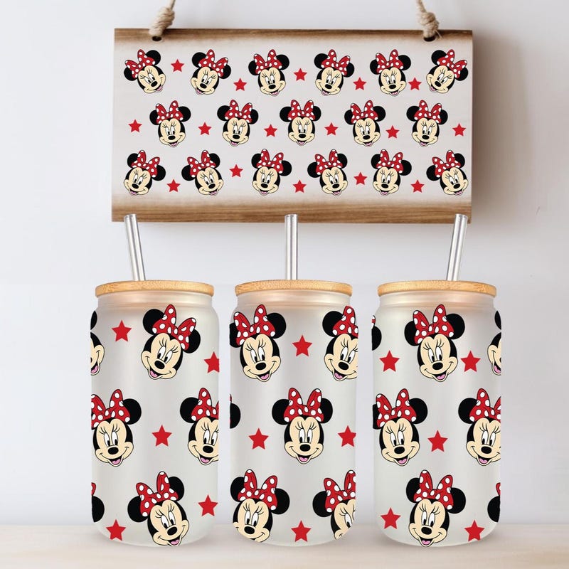 Minnie Mouse Cup - Etsy