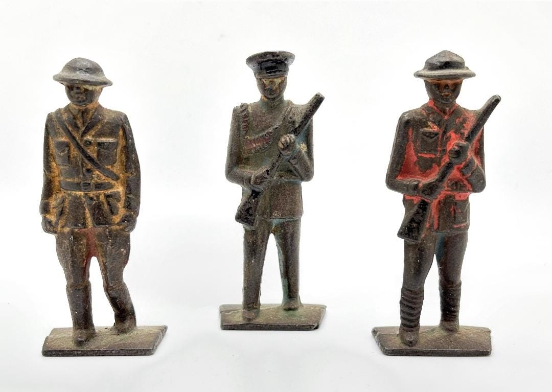 VTG 1930s Barclay Manufacturing Company WWI US Army Men - Etsy