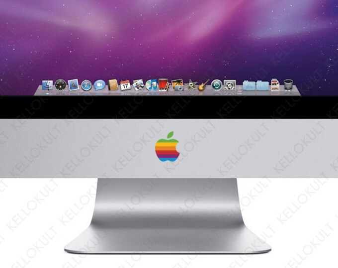 Apple Imac Retro Apple Sticker Decal - Etsy