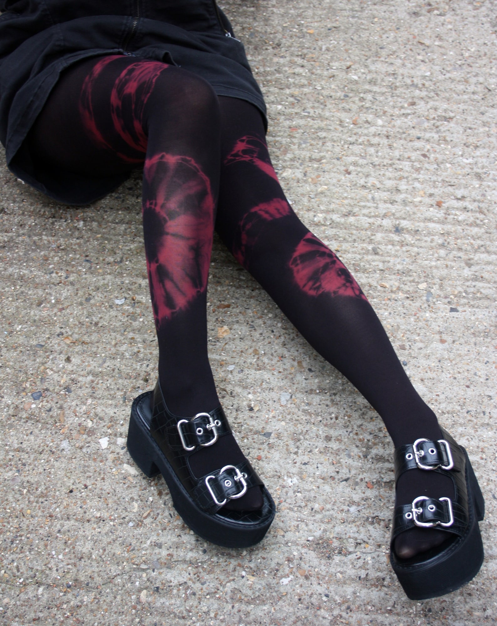 TIE DYE Tights - SUPERNOVA Colourway - 50 Denier Dip Dye, Fun, Unique ...