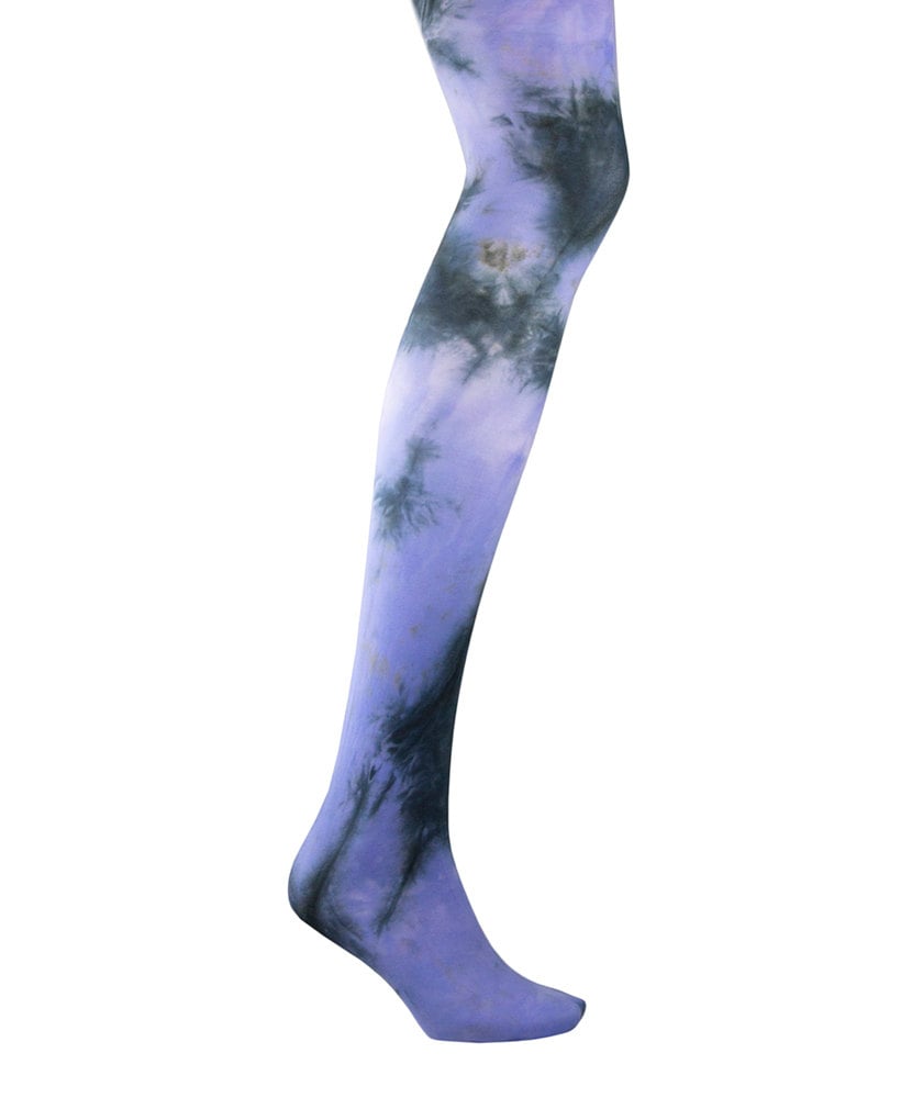 TIE DYE Tights - LILAC Colourway - Dip Dyed Pantyhose, Patterned ...