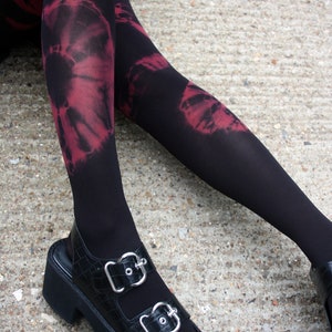 TIE DYE Tights - SUPERNOVA Colourway - 50 Denier Dip Dye, Fun, Unique ...