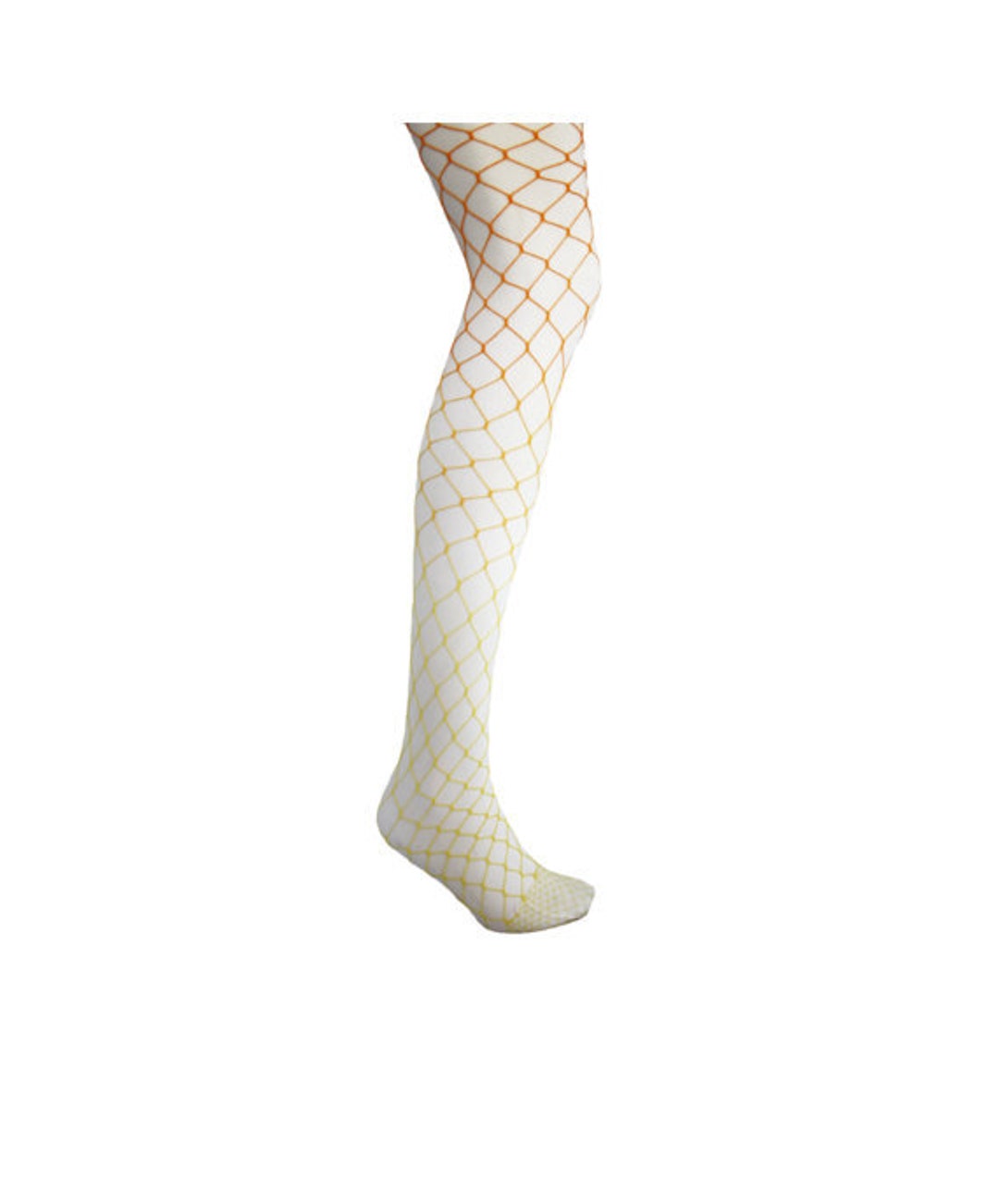 Ombre FISHNET Tights - SATSUMA. Hand Dyed Unique, Colourful, Colour ...
