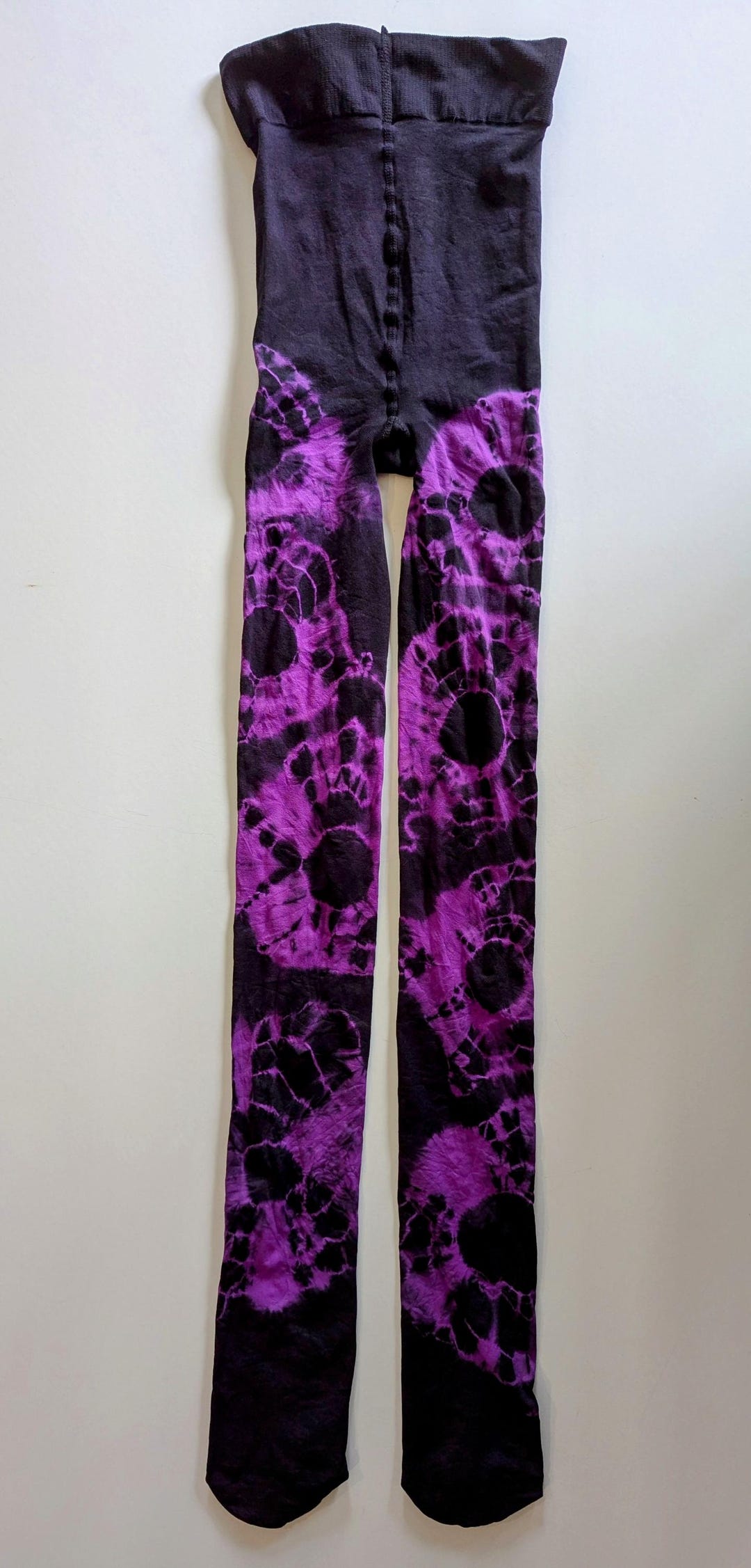 TIE DYE Tights - Ultraviolet Colourway - 50 Denier Dip Dye, Fun, Unique ...