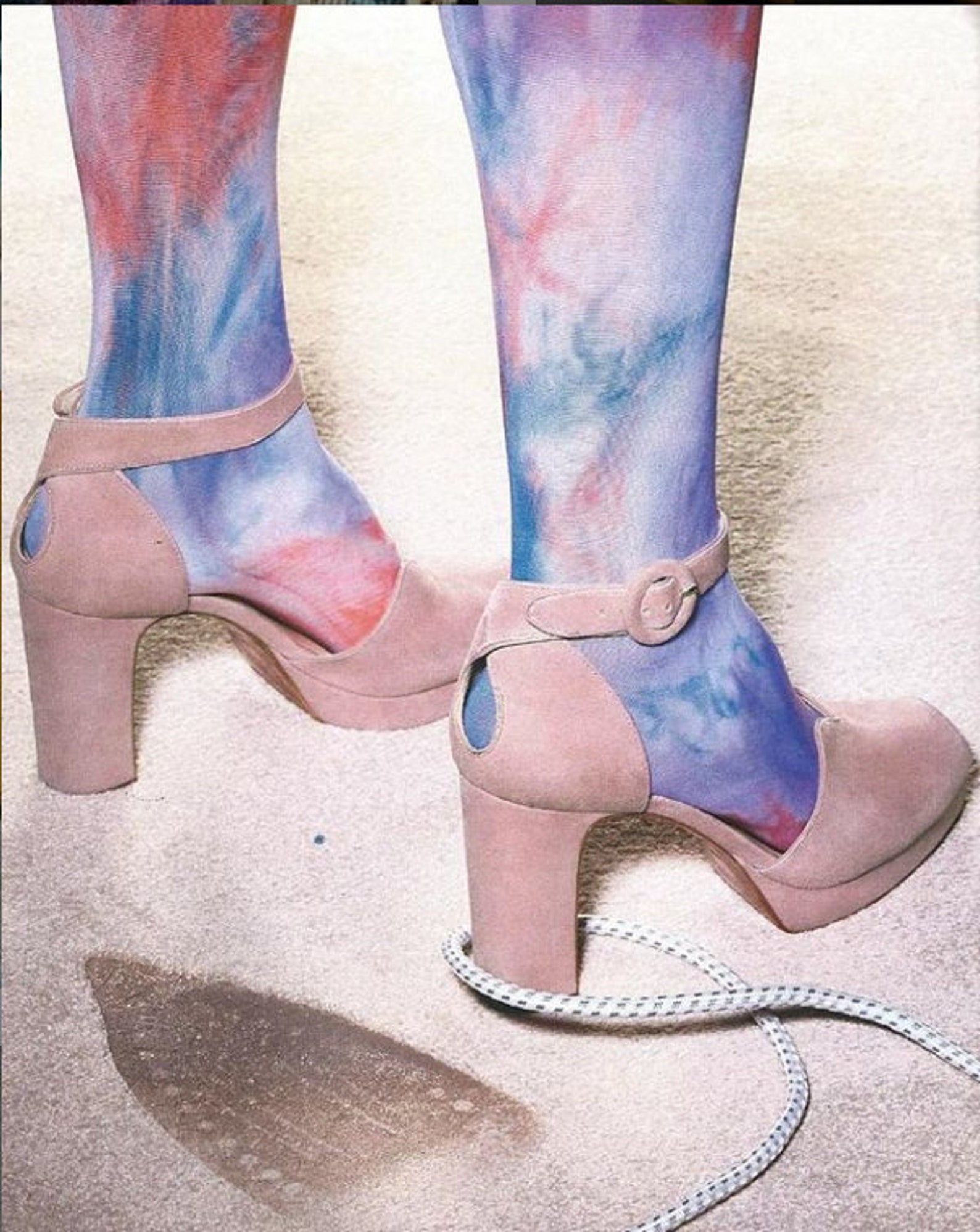 TIE DYE Tights - AFTERGLOW Colourway - Dip Dyed Pantyhose, Patterned ...
