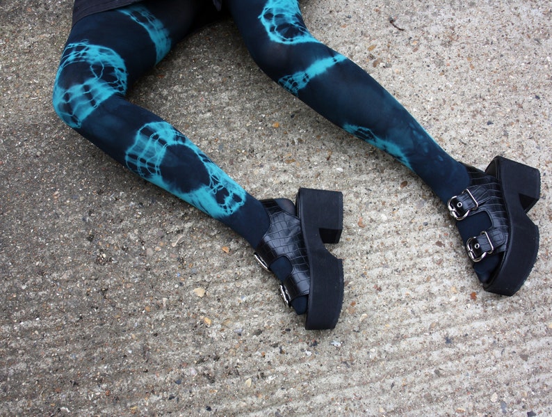TIE DYE Tights - EVENT Horizon Colourway - 50 Denier Dip Dye, Fun ...