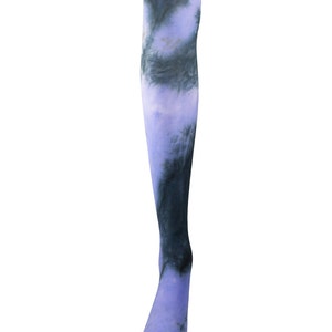 TIE DYE Tights - LILAC Colourway - Dip Dyed Pantyhose, Patterned ...