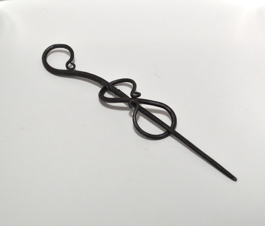 Forged Hair Pin: Norse Viking Blacksmith Style - Etsy