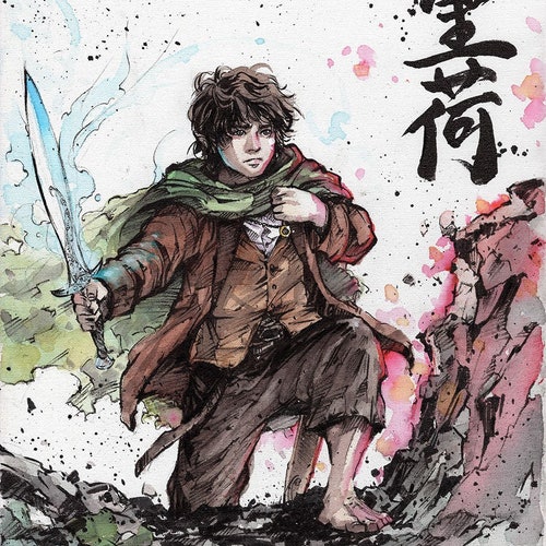 Fine Art Print 8x10 Perrin From Wot With Japanese - Etsy