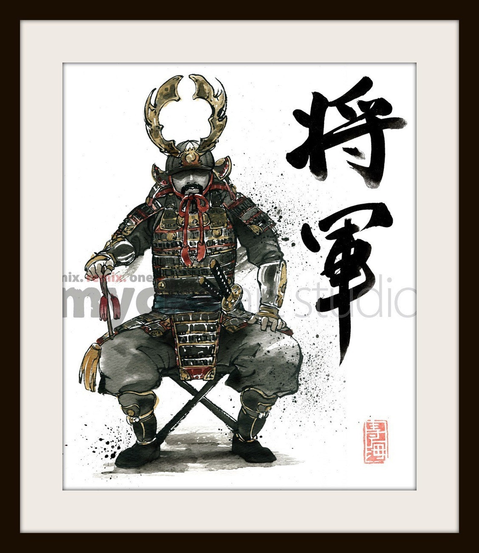 Shogun, Samurai General at War 8x10 PRINT - Etsy