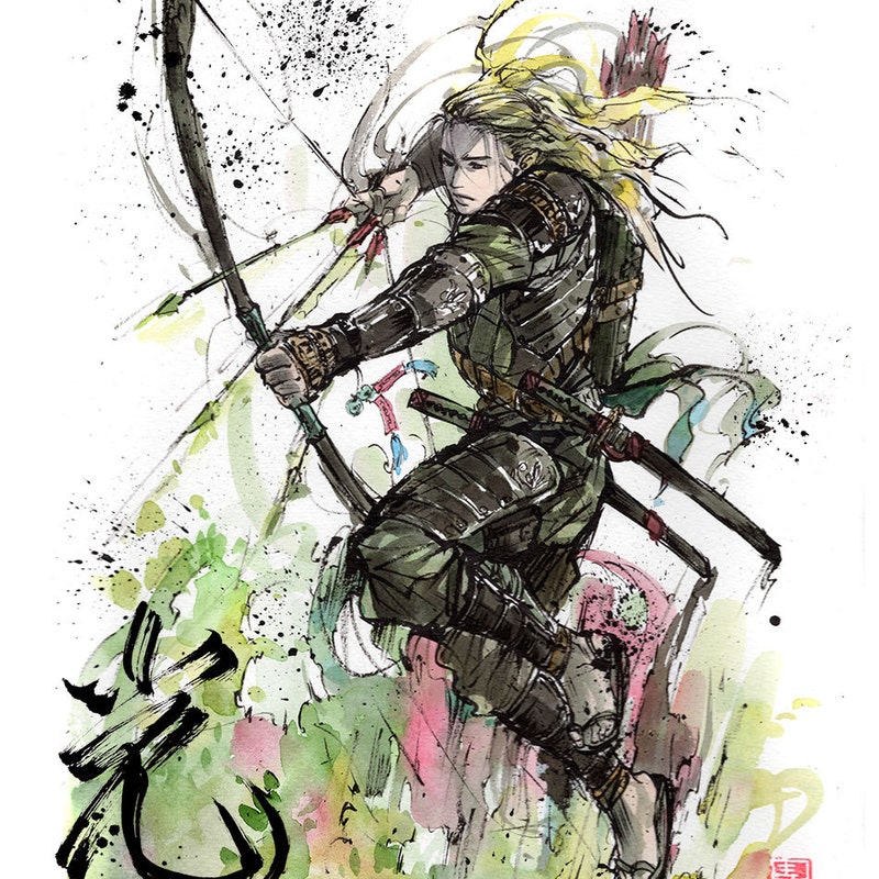 Legolas Fanart - Etsy