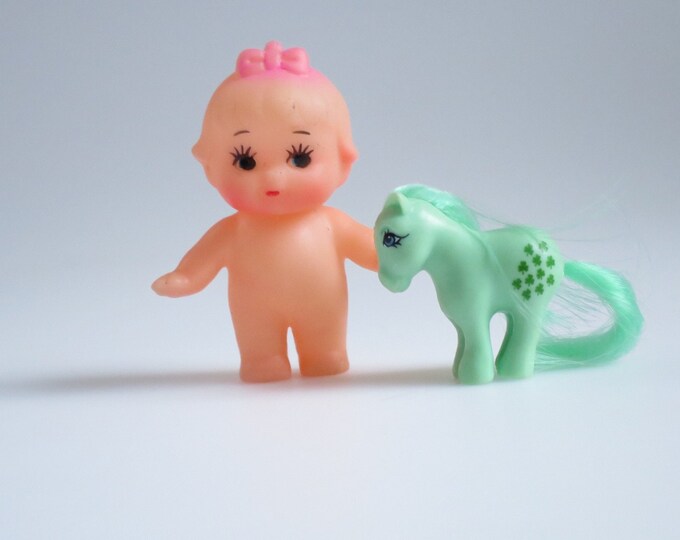 Mini Cupie Doll, Tiny Kewpie, Vinyl Pudgie or Kewpie Doll, Micro Mini ...