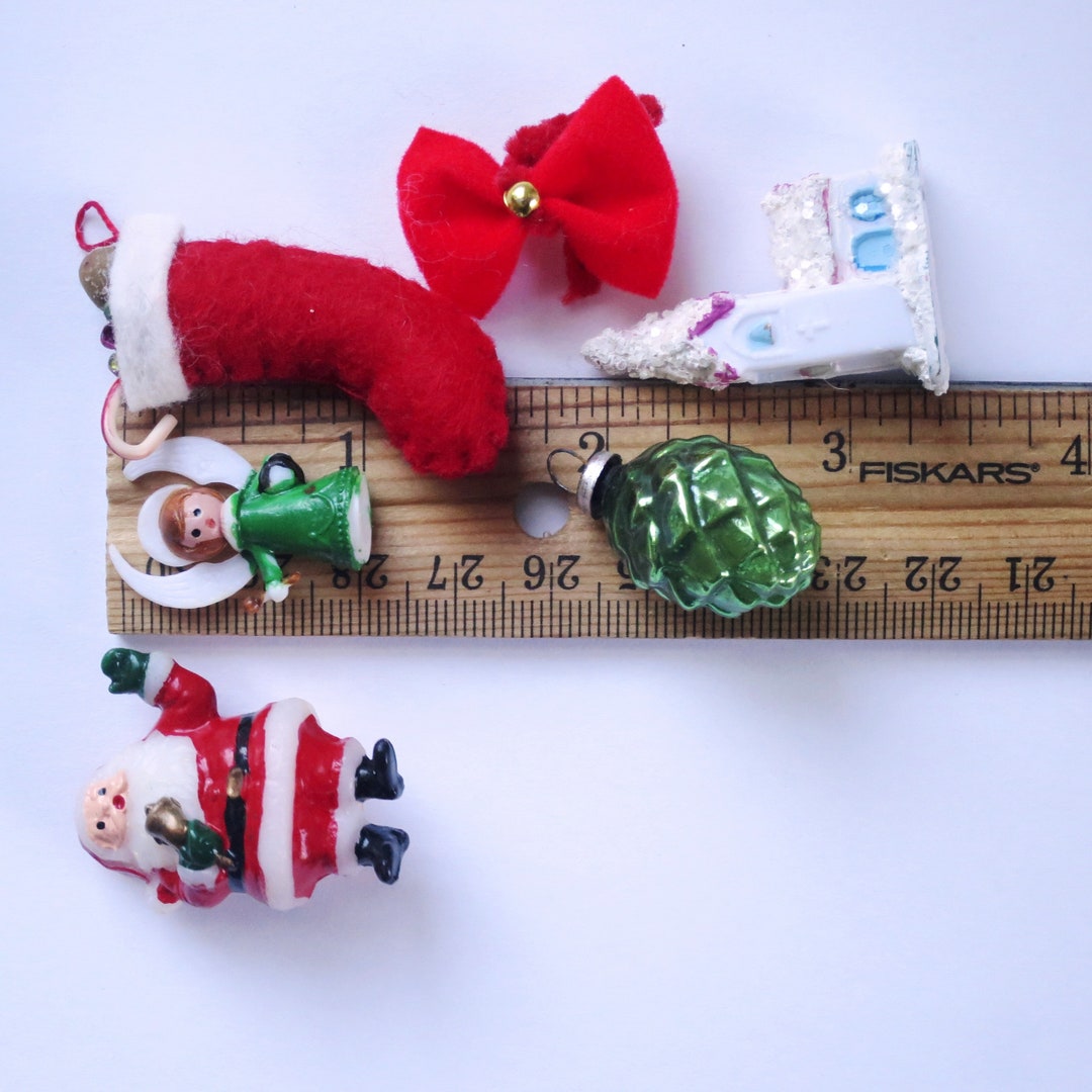 Mini Advent Calendar Prizes Package Trims Vintage Holiday Miniatures ...