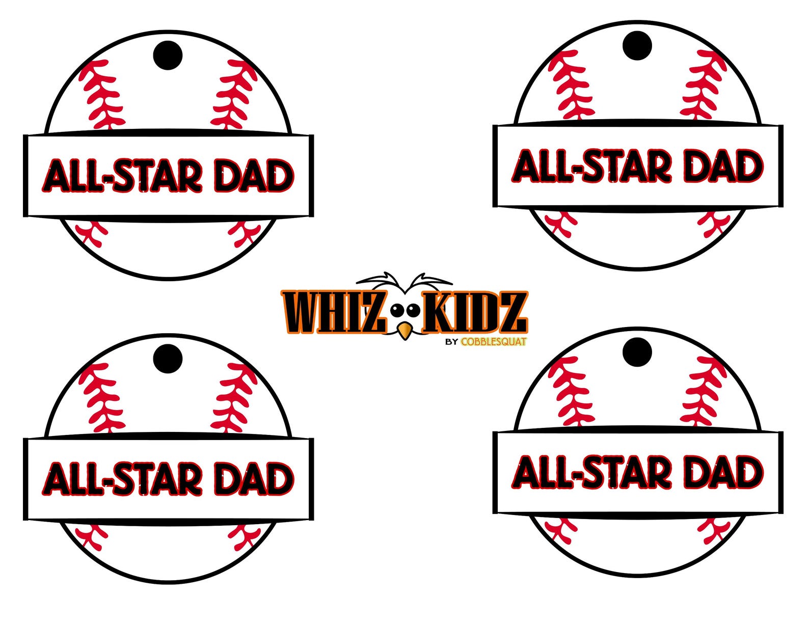 Father’s Day Card & Gift Tags | Printable Kids Activity | 5x7 Card |12 ...