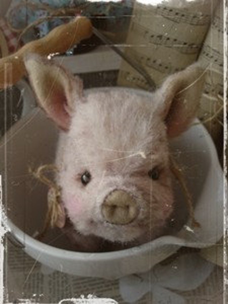 Sewing Pattern Piglet "truffel" 6.5 X 7.9 Inch PDF - Etsy