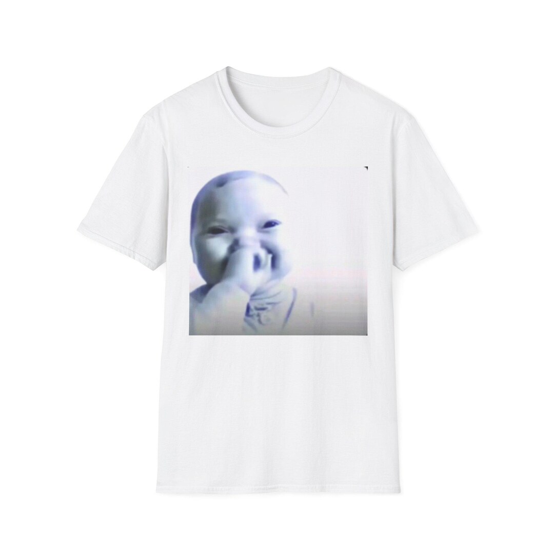 AI Baby Meme | Funny Baby Photo T-shirt | Vintage Infant Portrait ...