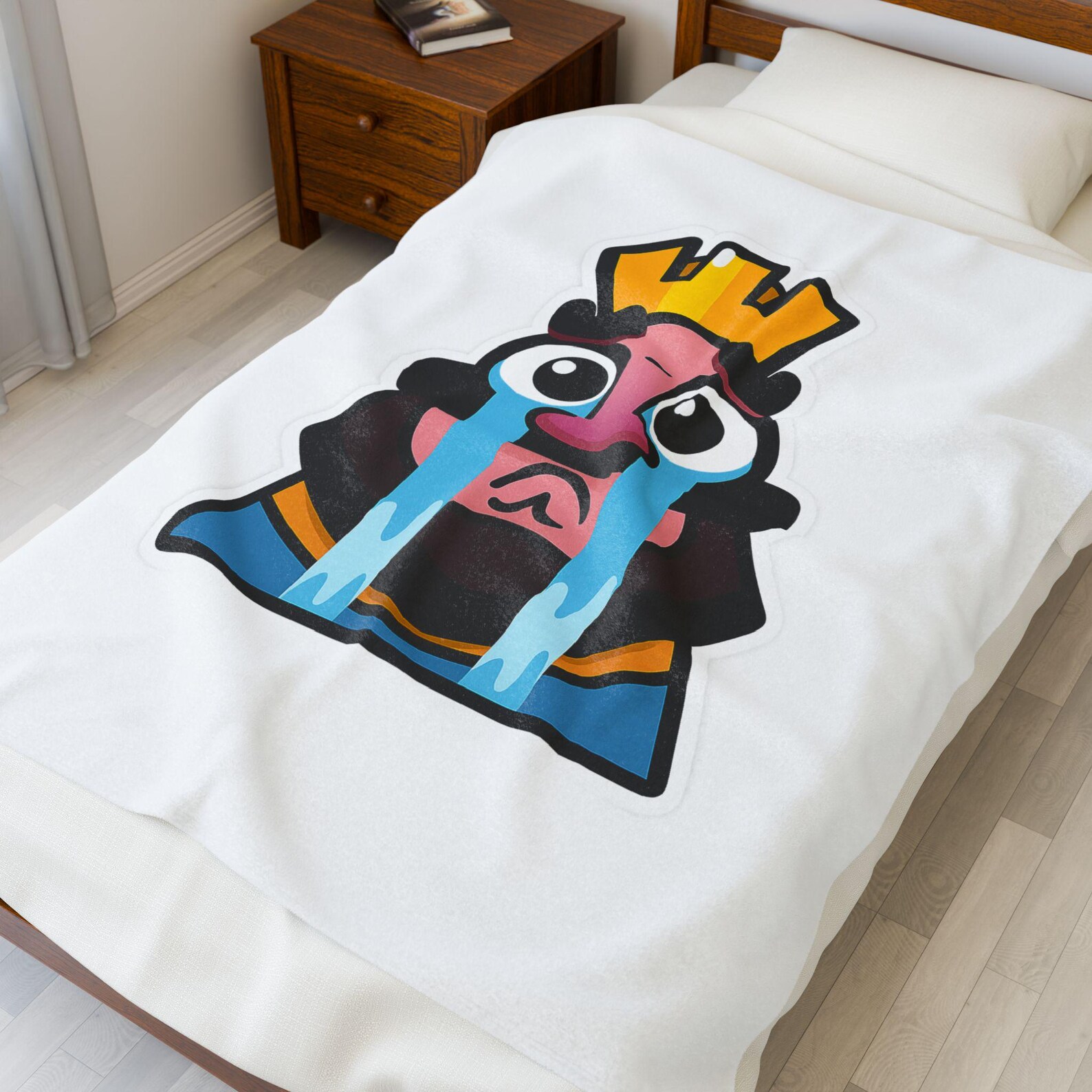 Clash Royale | King Crying Emote | Crying King Cartoon Illustration ...