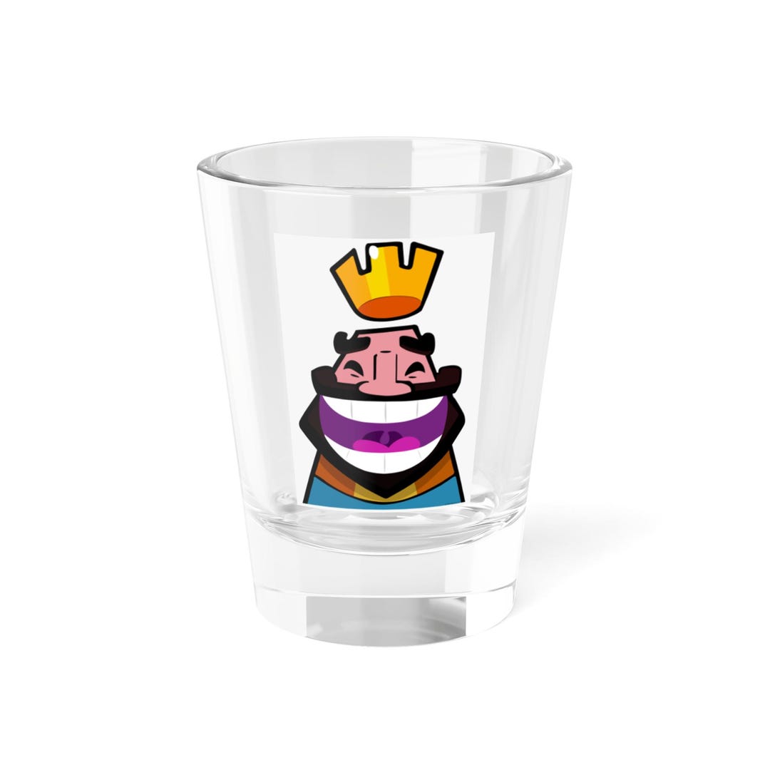 Clash Royale | Emote King Shot Glass | 1.5oz Novelty Shooter - Etsy Canada