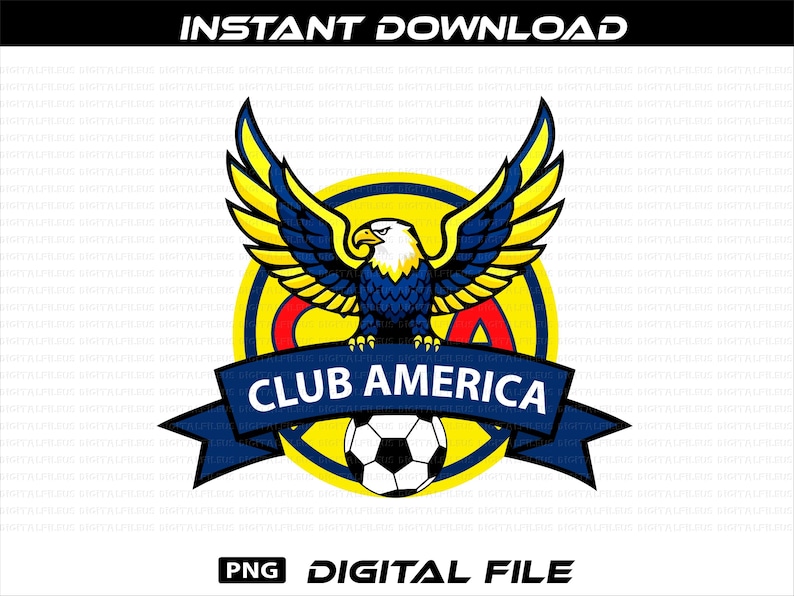 Club America PNG: Liga MX Futbol Logo (digital Download) - Etsy