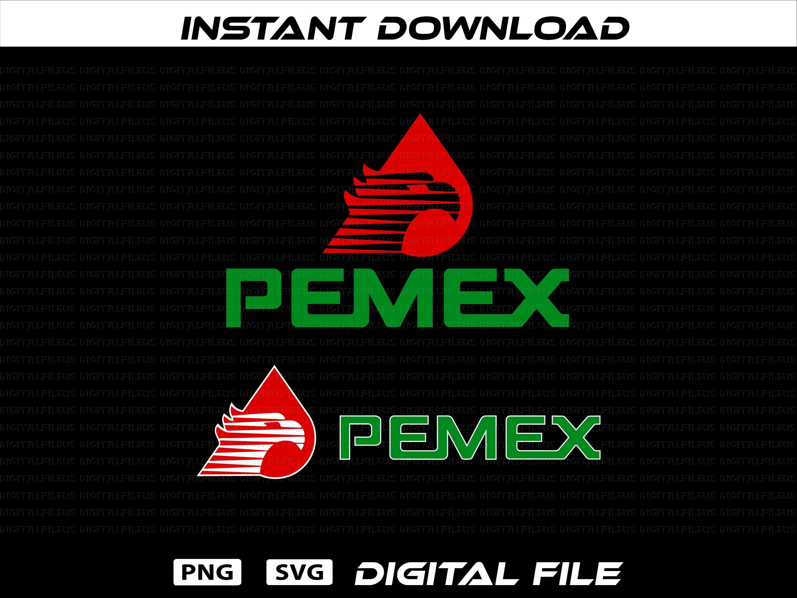 Pemex Logo PNG SVG: Mexico Digital File (300 DPI) Transparent - Etsy