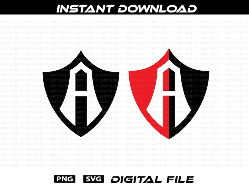 Club Atlas Logo: Guadalajara Futbol PNG SVG Vector, Liga Mexicana ...