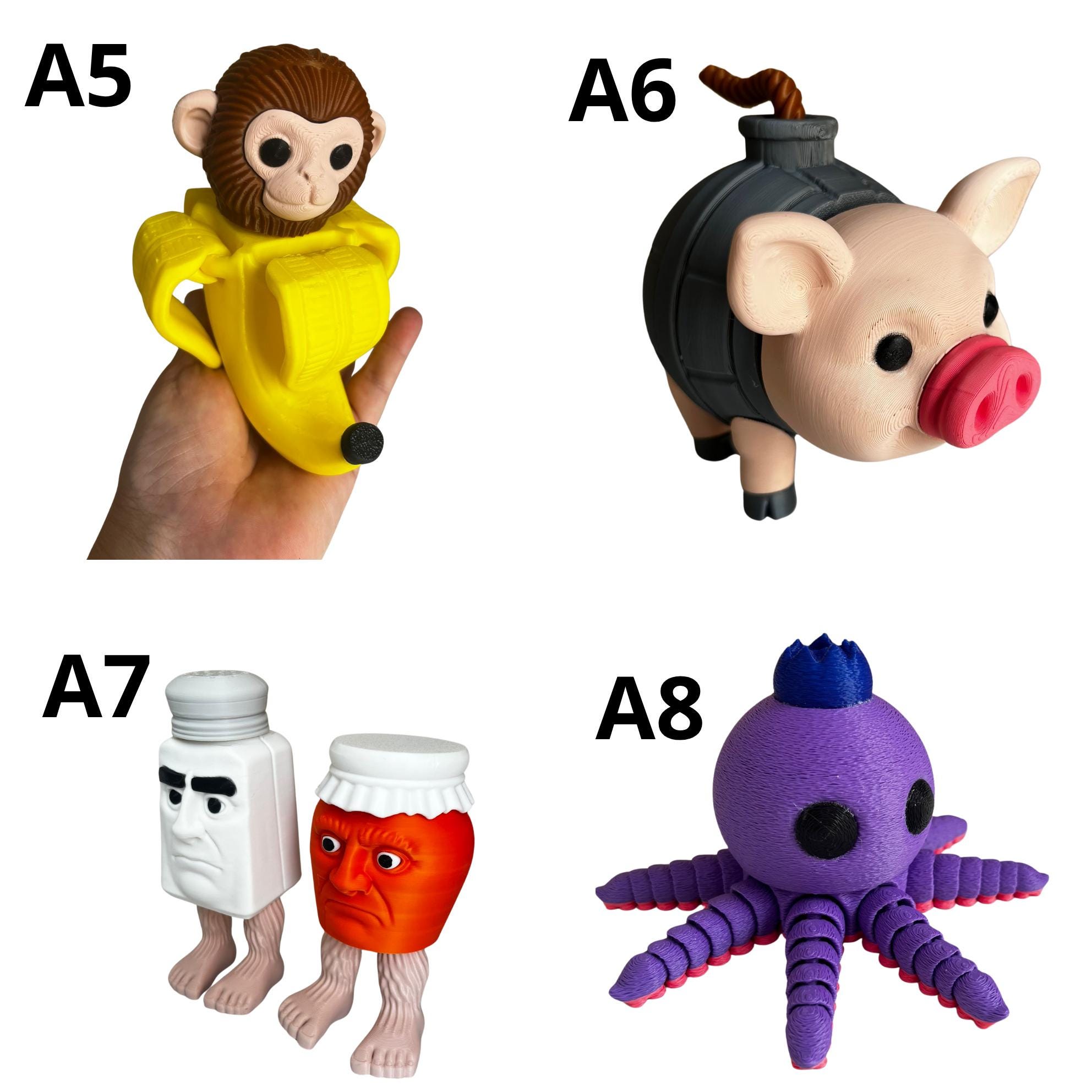 Brainrot Italiano Figure: Viral Meme Collectible, 3D Printed PLA - Etsy