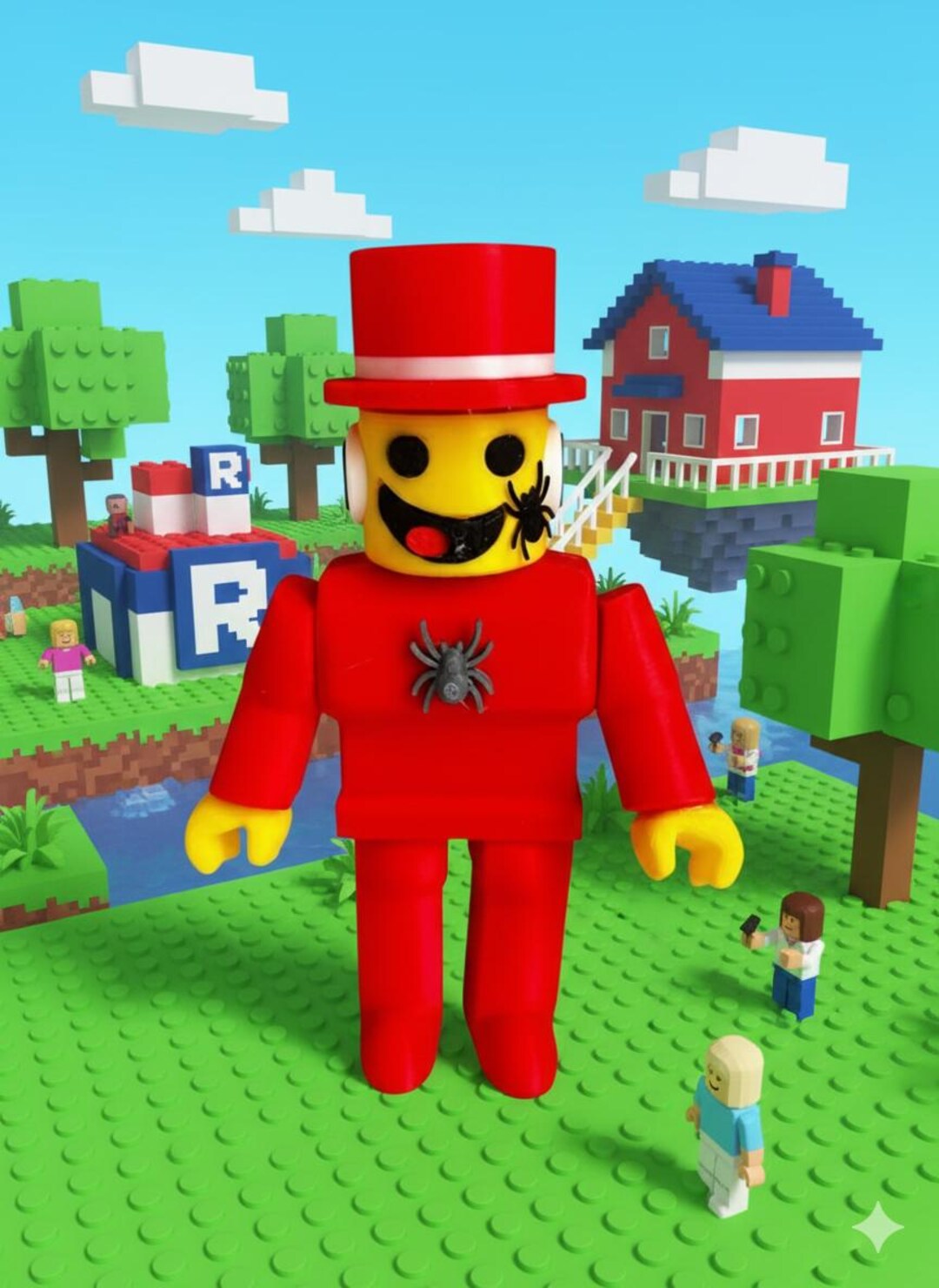 Figura Admin Sammy - Meme Brainrot Italiano (13cm) | Colección Official ...
