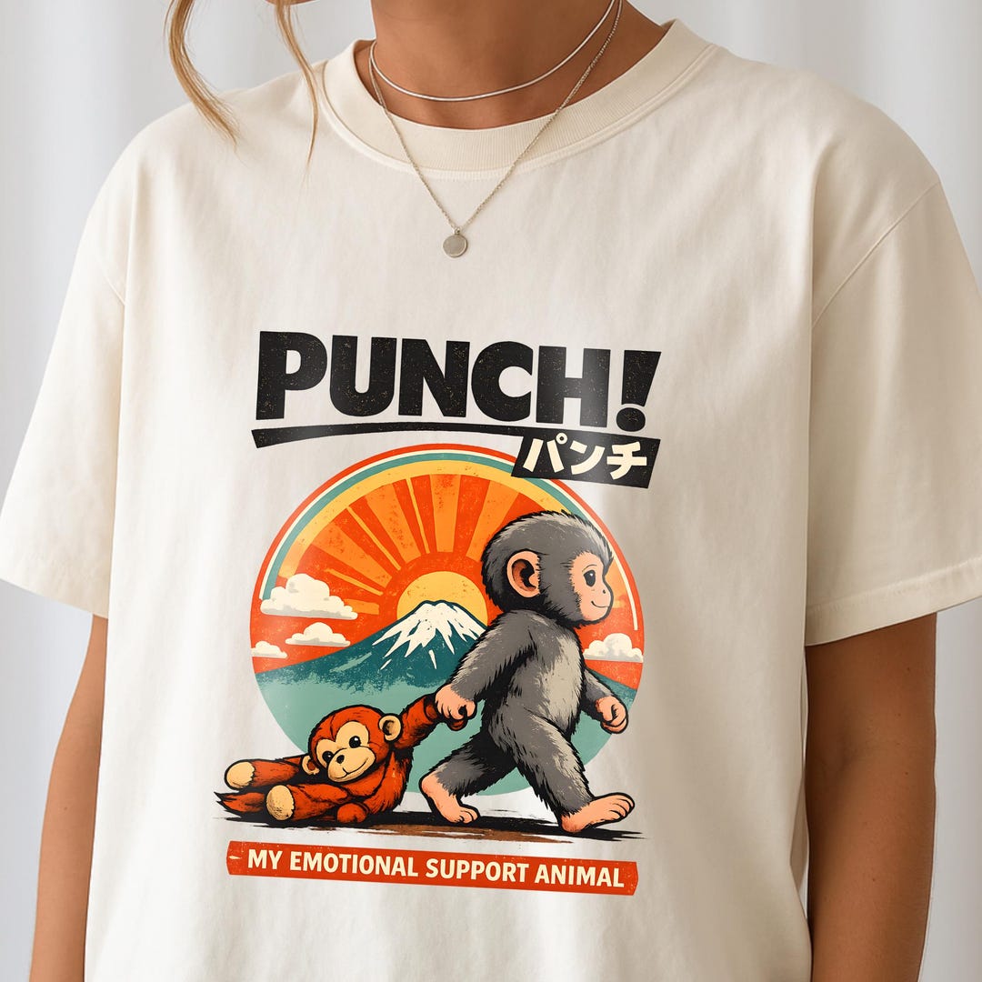 Baby Monkey Punch Shirt, Punch the Monkey T-shirt, Team Punch, Viral ...