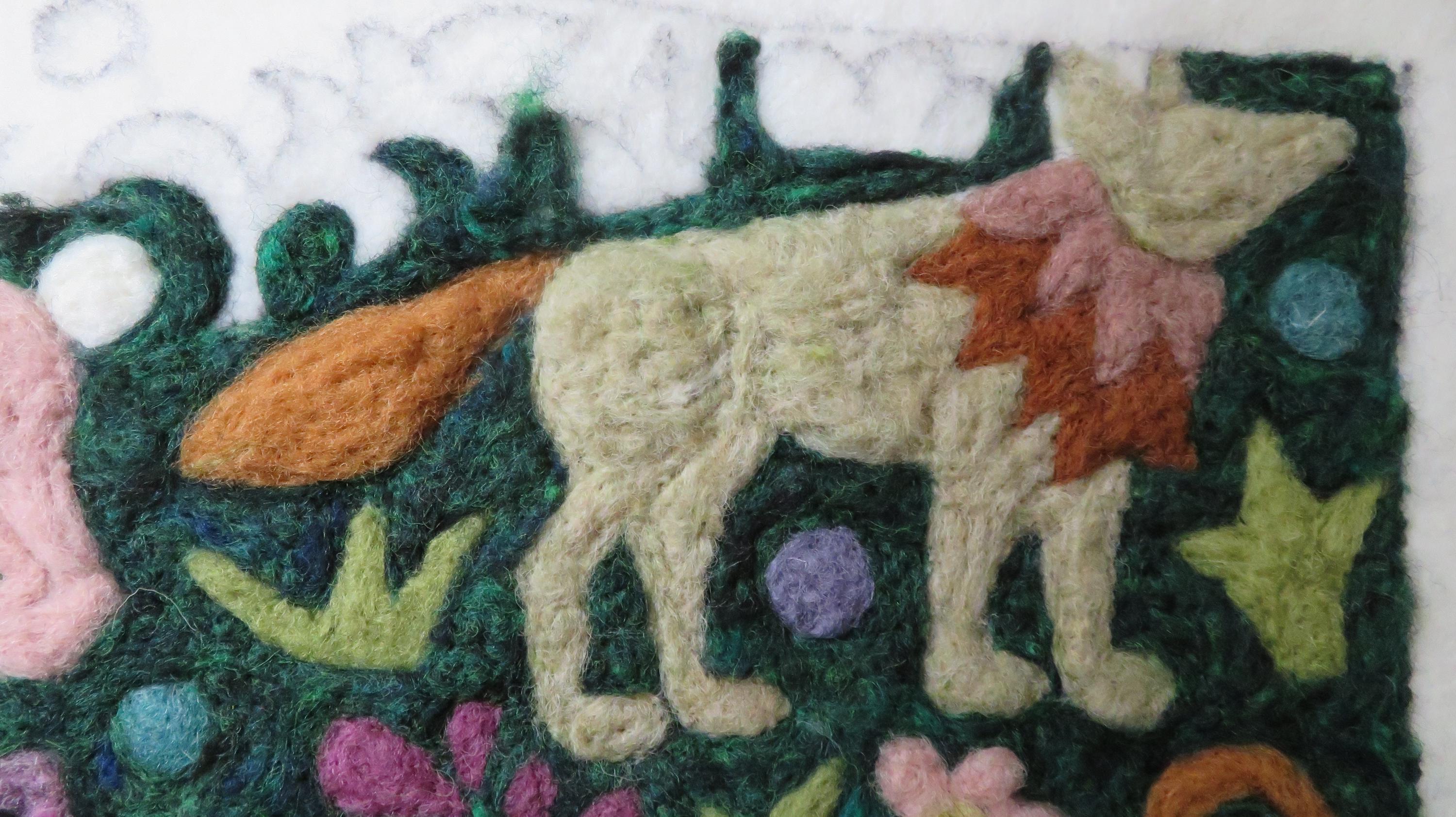 Needle Felt Kit Medieval Animals Bestiary Tapestry Made in Vermont - Etsy