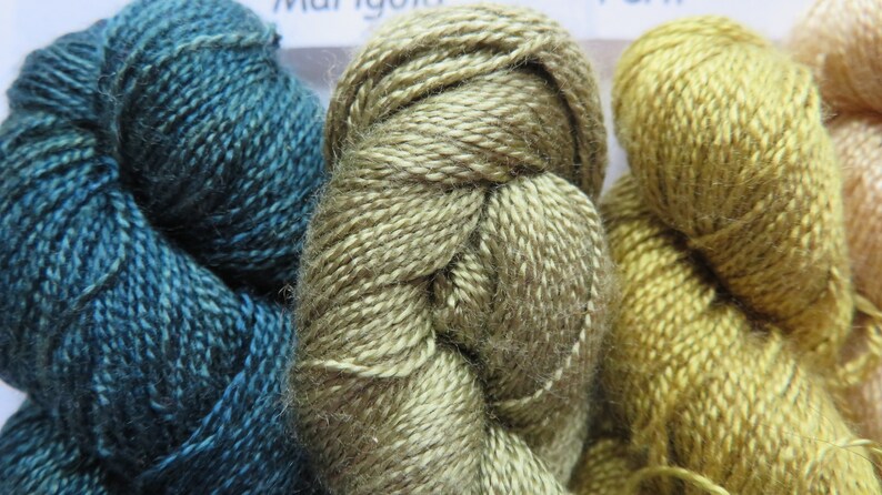 Naturally Dyed Spun Silk by Robin Russo Made in Vermont LL - Etsy