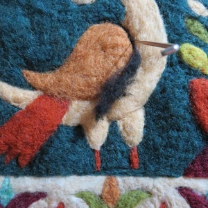 Needle Felt Kit Swedish Style Sampler Design Beginner Felting Kit - Etsy