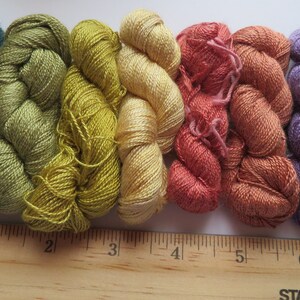 Naturally Dyed Spun Silk by Robin Russo Made in Vermont LL | Etsy