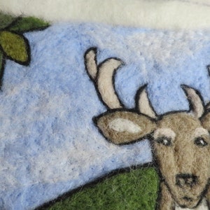 Needle Felt Kit Deer Whitetail Buck Wool Tapestry Beginners Welcome! - Etsy