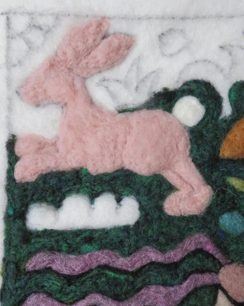 Needle Felt Kit Medieval Animals Bestiary Tapestry Made in Vermont - Etsy