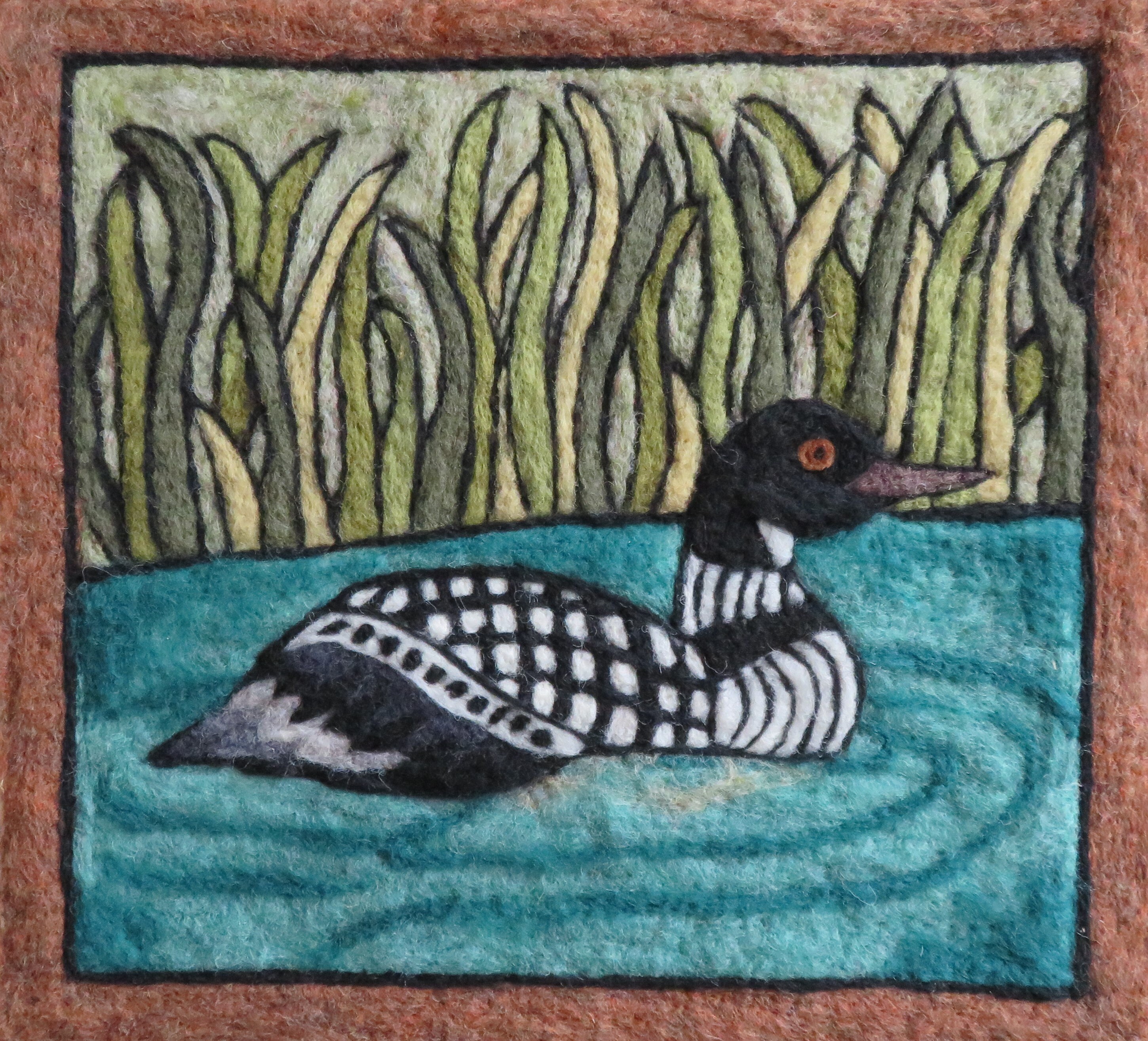 Needle Felting Kit: Loon Tapestry, Adult Craft - Made in Vermont - Etsy