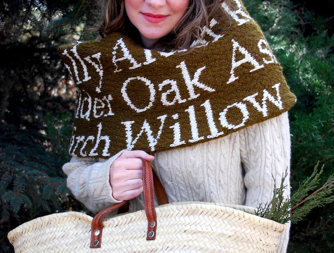 Celtic Tree Cowl KNITTING PATTERN - Etsy