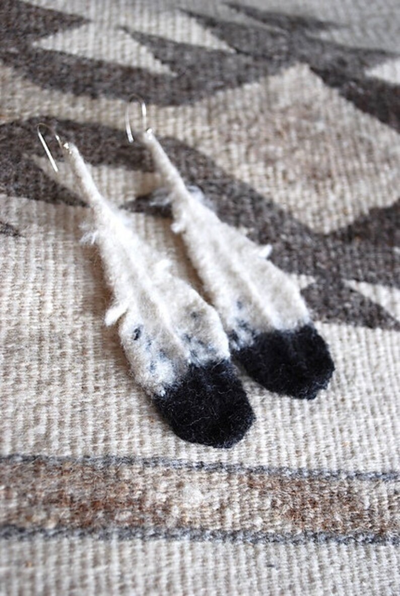 Eagle Feather Earrings - Knitting Pattern - Etsy