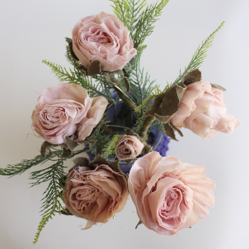 PATTERN: Shabby Chic Fabric Roses - Etsy