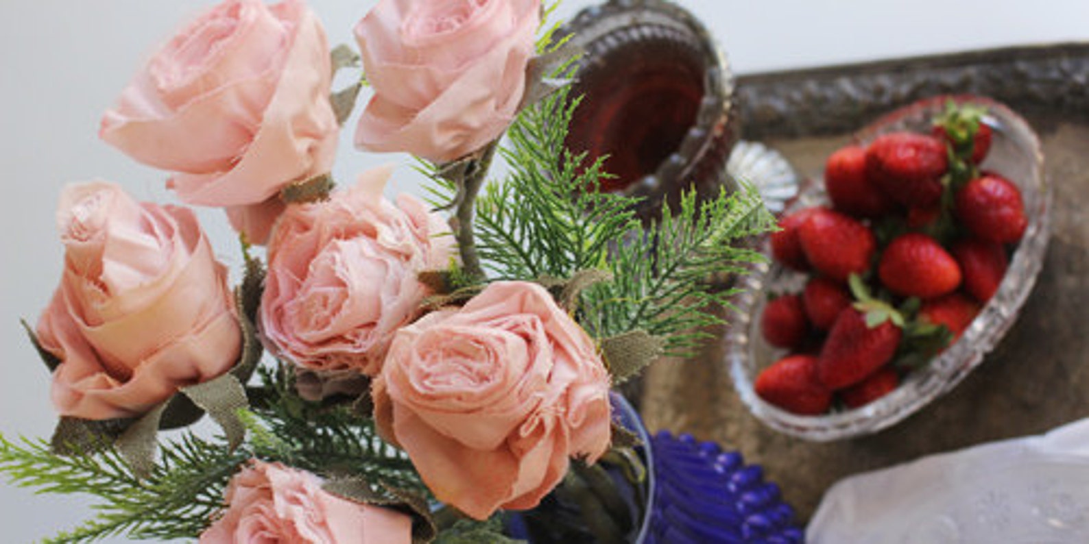 PATTERN: Shabby Chic Fabric Roses | Etsy