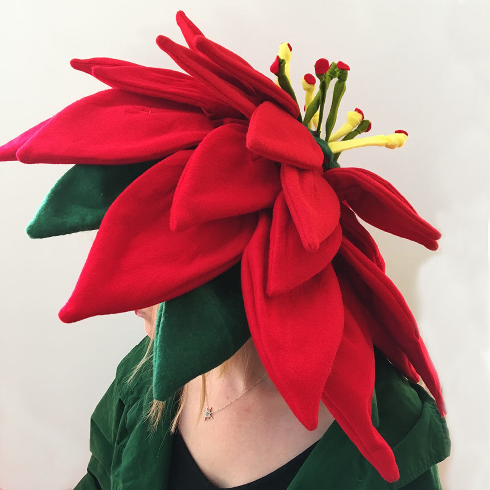 PATTERN: Poinsettia Hat & Holiday Center Piece | Etsy