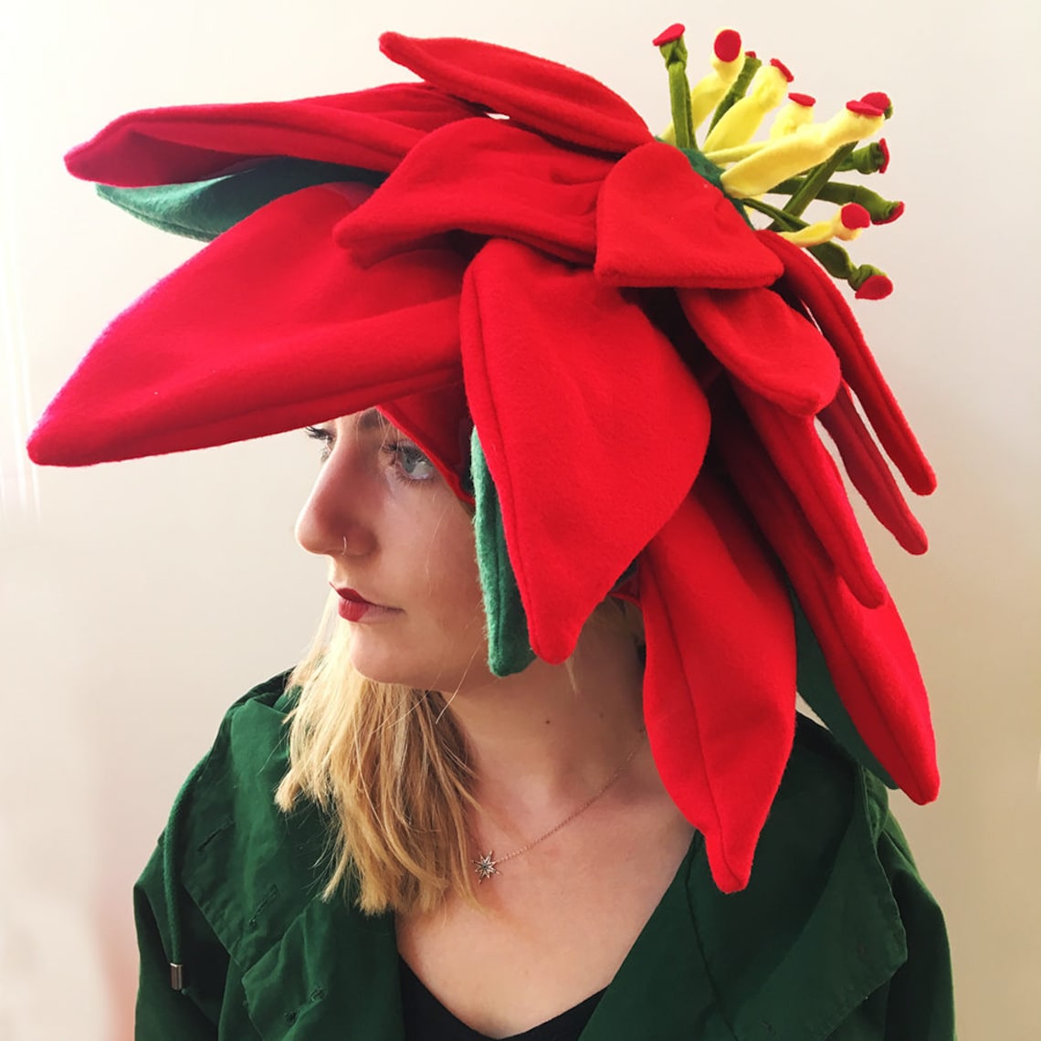 PATTERN: Poinsettia Hat & Holiday Center Piece | Etsy
