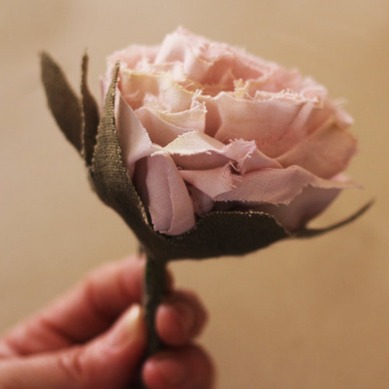 PATTERN: Shabby Chic Fabric Roses | Etsy