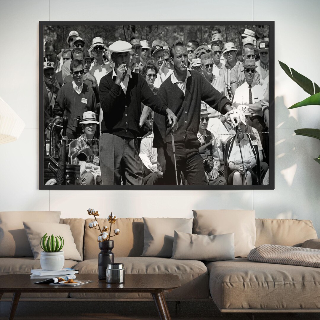 Ben Hogan & Arnold Palmer Augusta Print: Vintage Golf Photography - Etsy