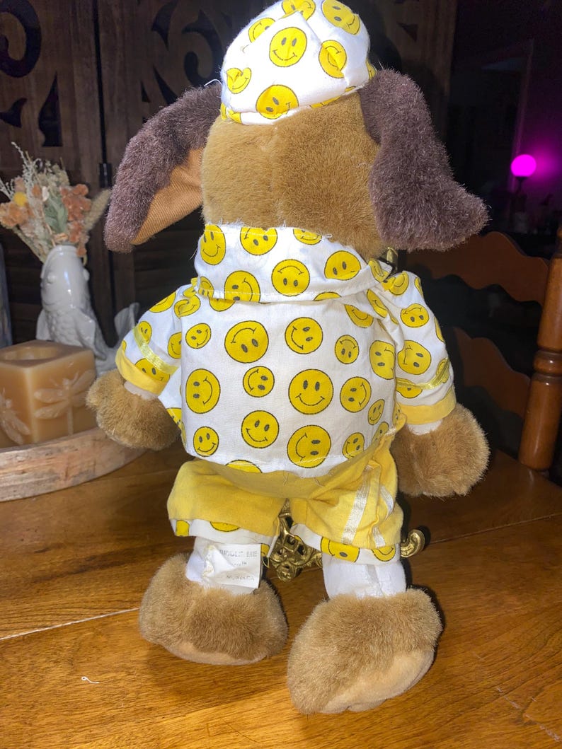 Smiley Face Dog - Cuddle Me Toys, LA California - Etsy