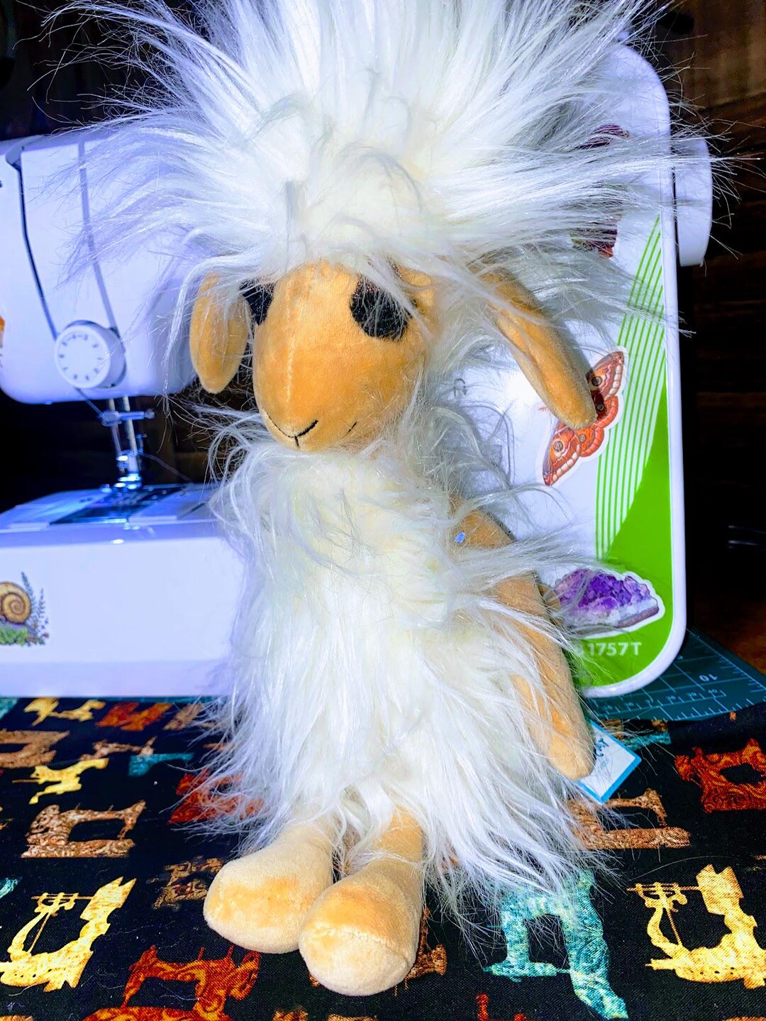 Ms. Jelly - 2020 Glam Goat Plush- RARE Jellycat - Rock 'n' Roll Diva ...