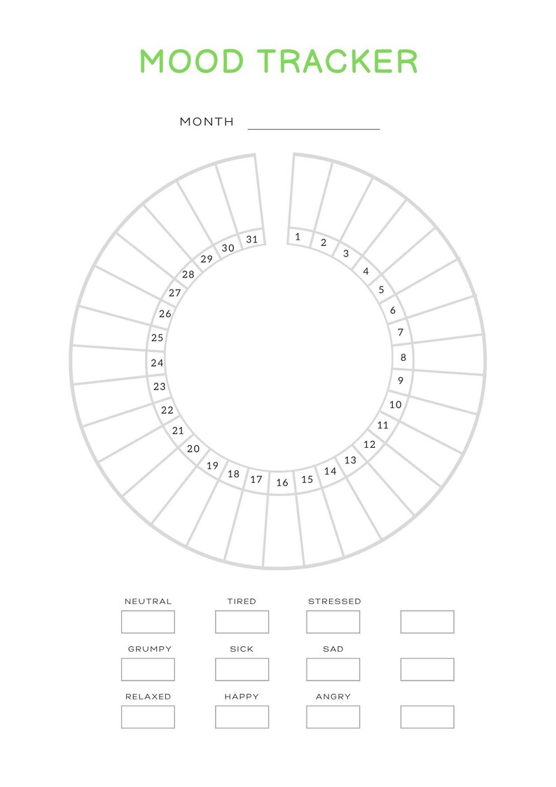 Self Care Planner Printable: Daily Wellness & Mental Health Tracker ...