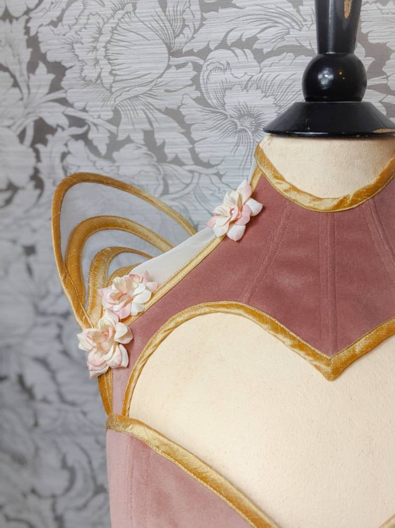 BESPOKE Rococo Space Babe Overbust Corset and Posture Collar - Etsy